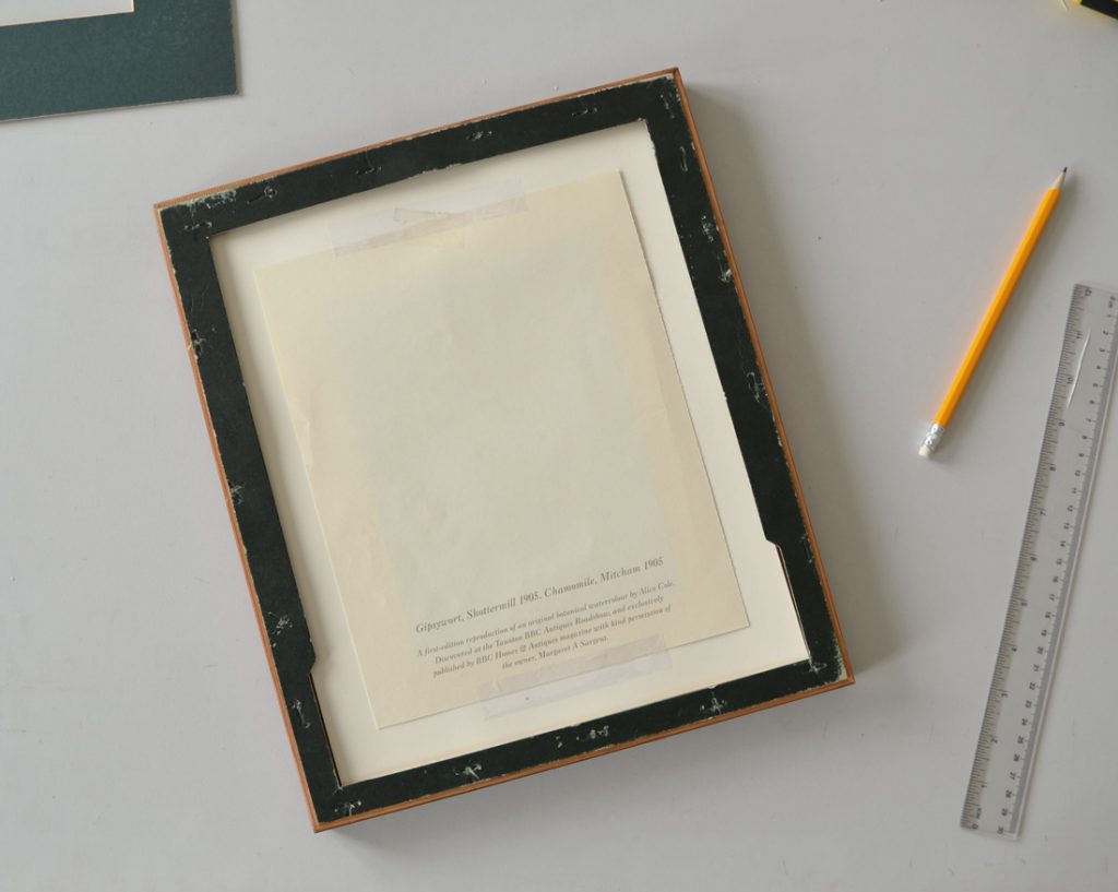 Updating Vintage Prints with a DIY Mount • Hollie Berries