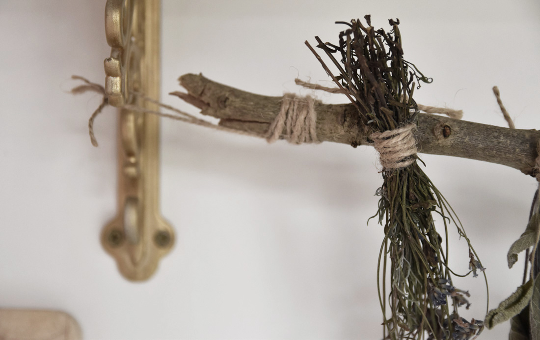 DIY Herb and Flower Drying Rack • Hollie Berries