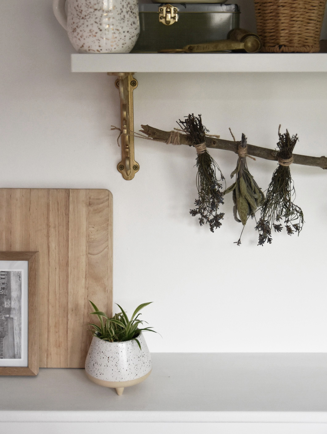 DIY Herb and Flower Drying Rack • Hollie Berries